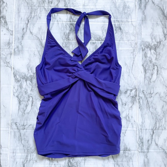 Athleta | Swim | Athleta Purple Halter Top Tankini Top | Poshmark